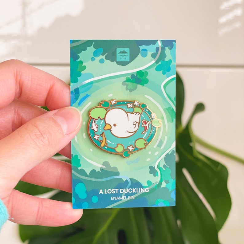 Fairy Tale A Lost Duckling Pin - Etsy