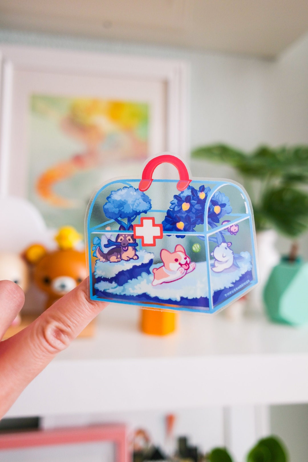 Vinyl Sticker (transparent) First Woof Kit - Etsy