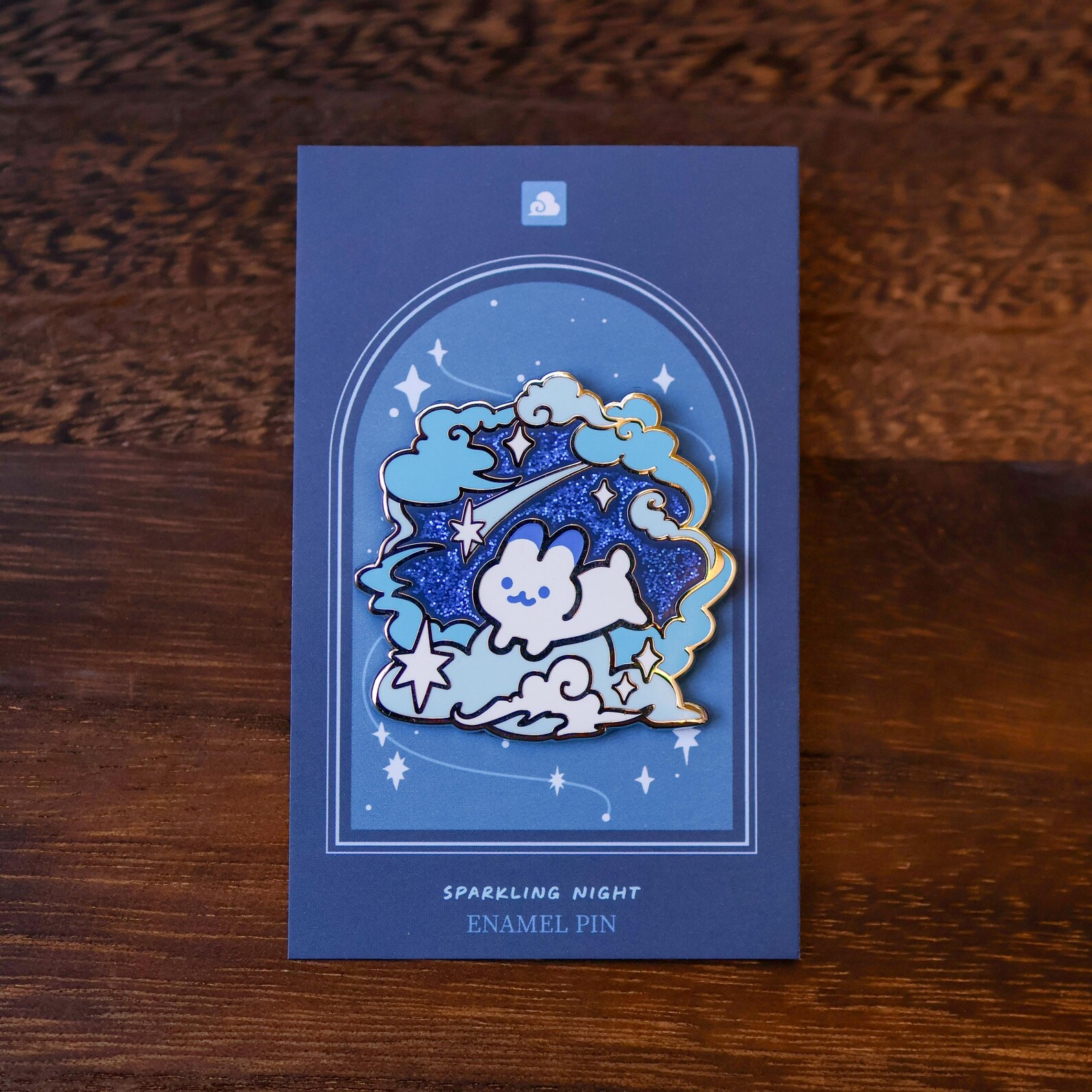 Enamel Pin - Sparkling Night - Etsy