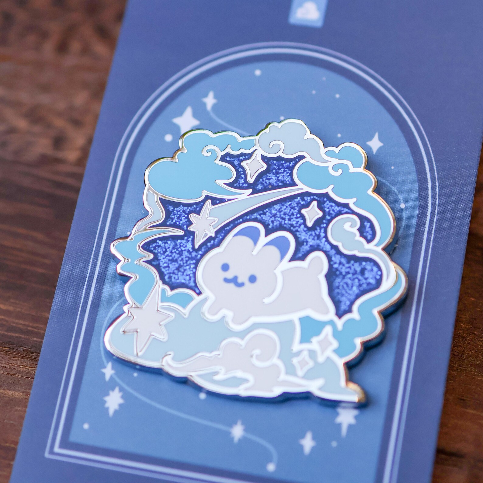 Enamel Pin - Sparkling Night - Etsy