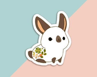 Himalayan Rabbit Sticker Chibi Printed Vinyl Californian - Etsy