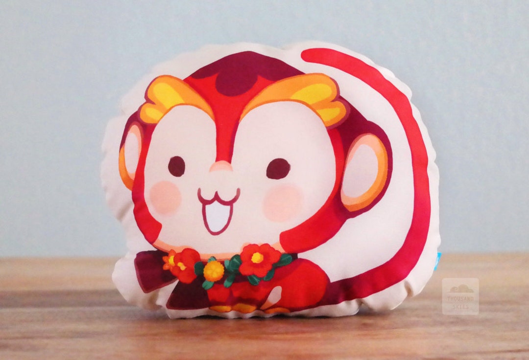 Handmade Monkey Pillow - Etsy