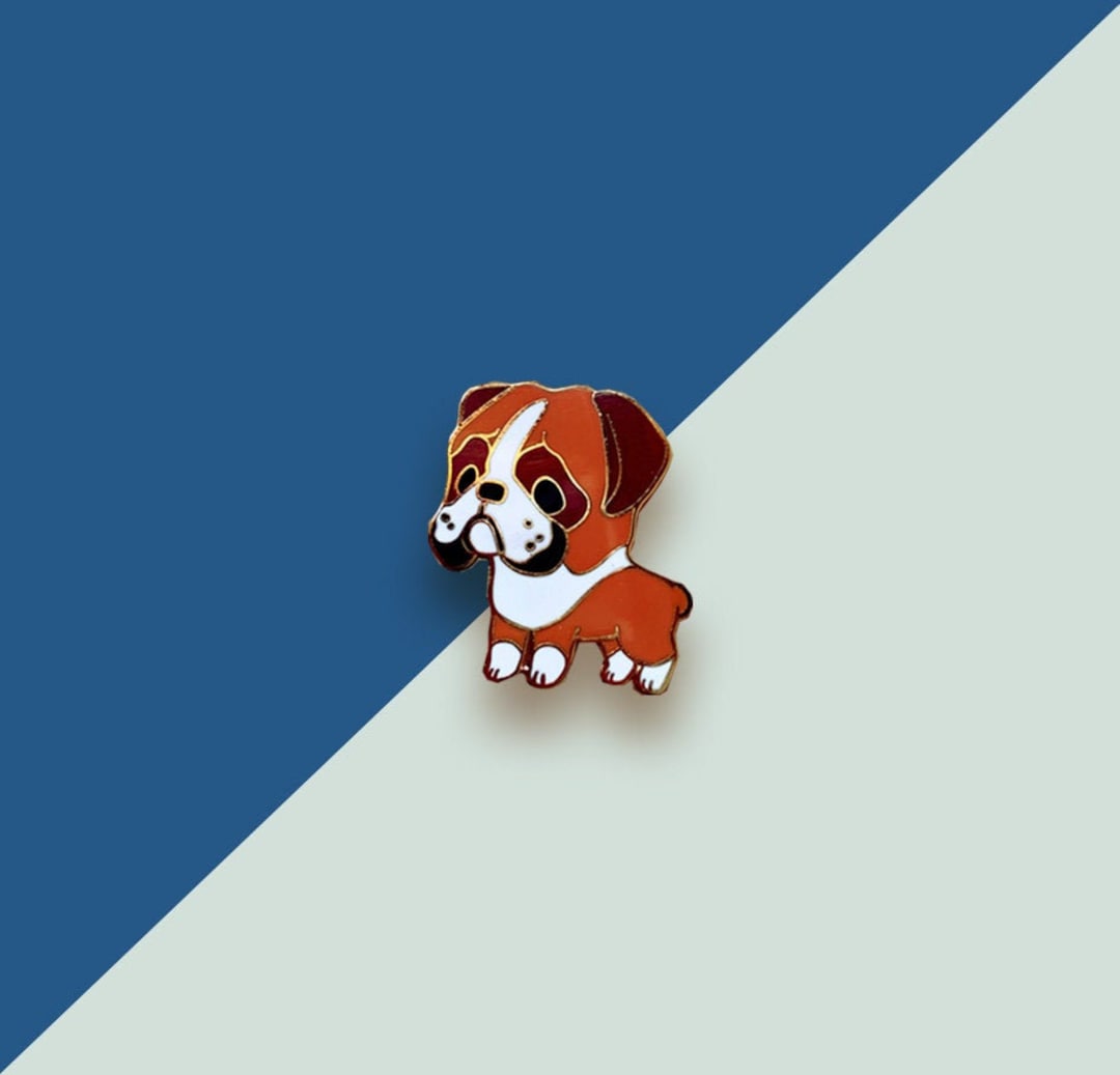 Enamel Pin - Boxer Pin - Etsy