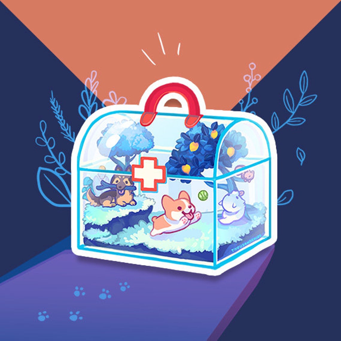 Vinyl Sticker transparent First Woof Kit - Etsy