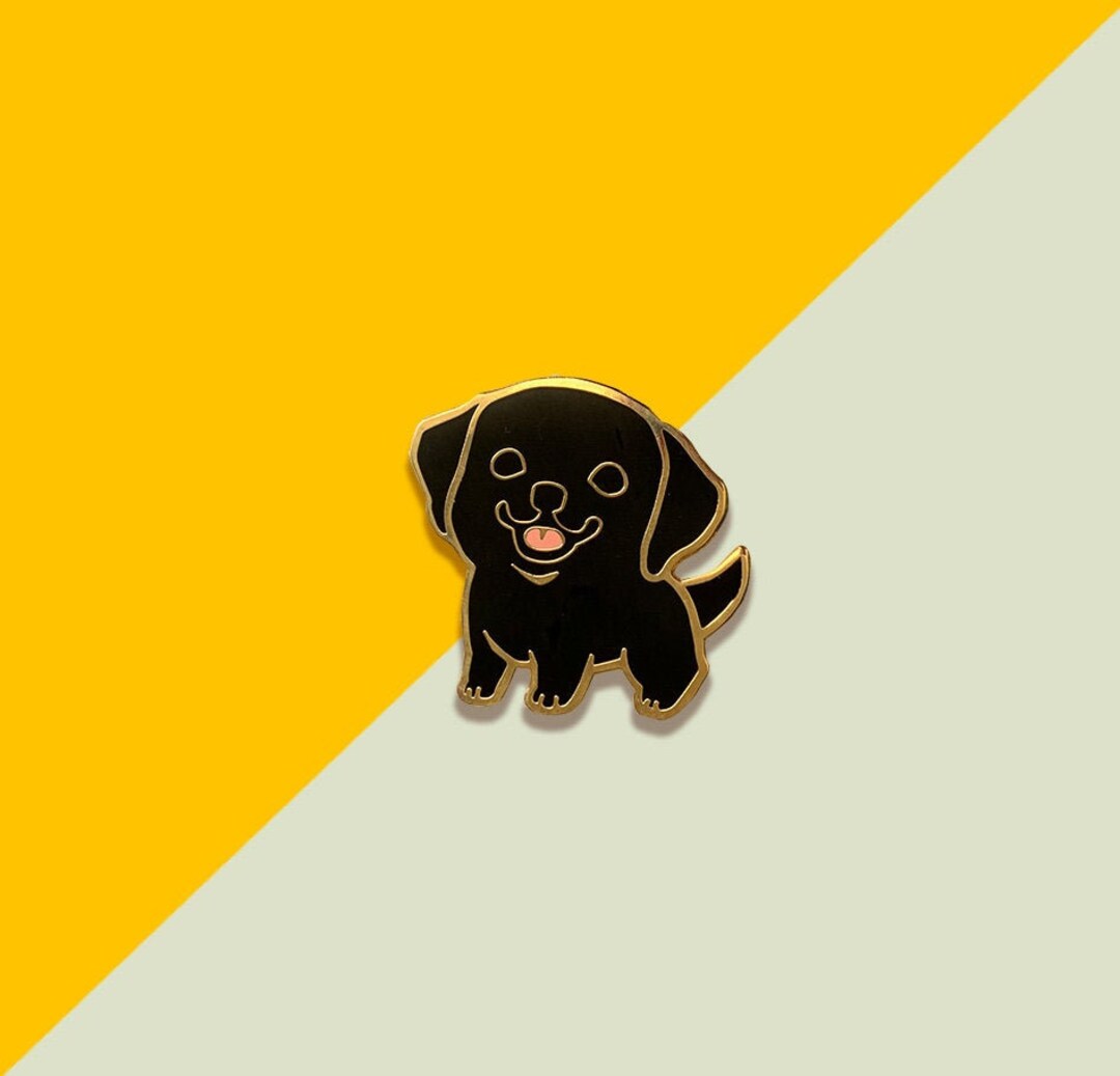 Labrador (black) Pin - Etsy