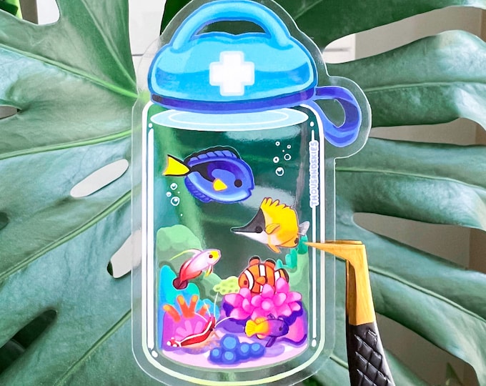 Vinyl Sticker (transparent) First Coral Reef Kit - Etsy