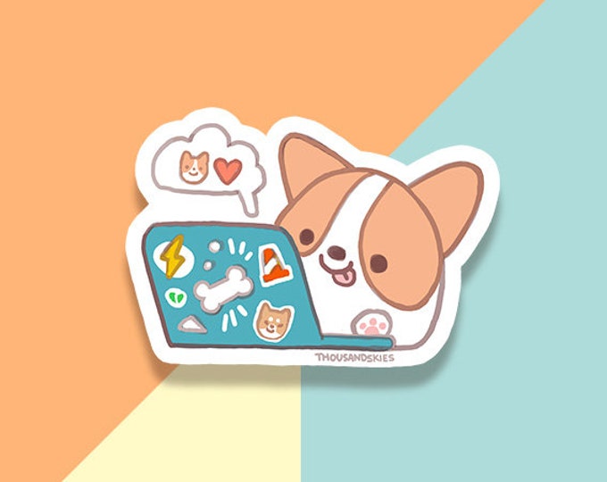 Vinyl Sticker Working From Home With Dogs | Etsy