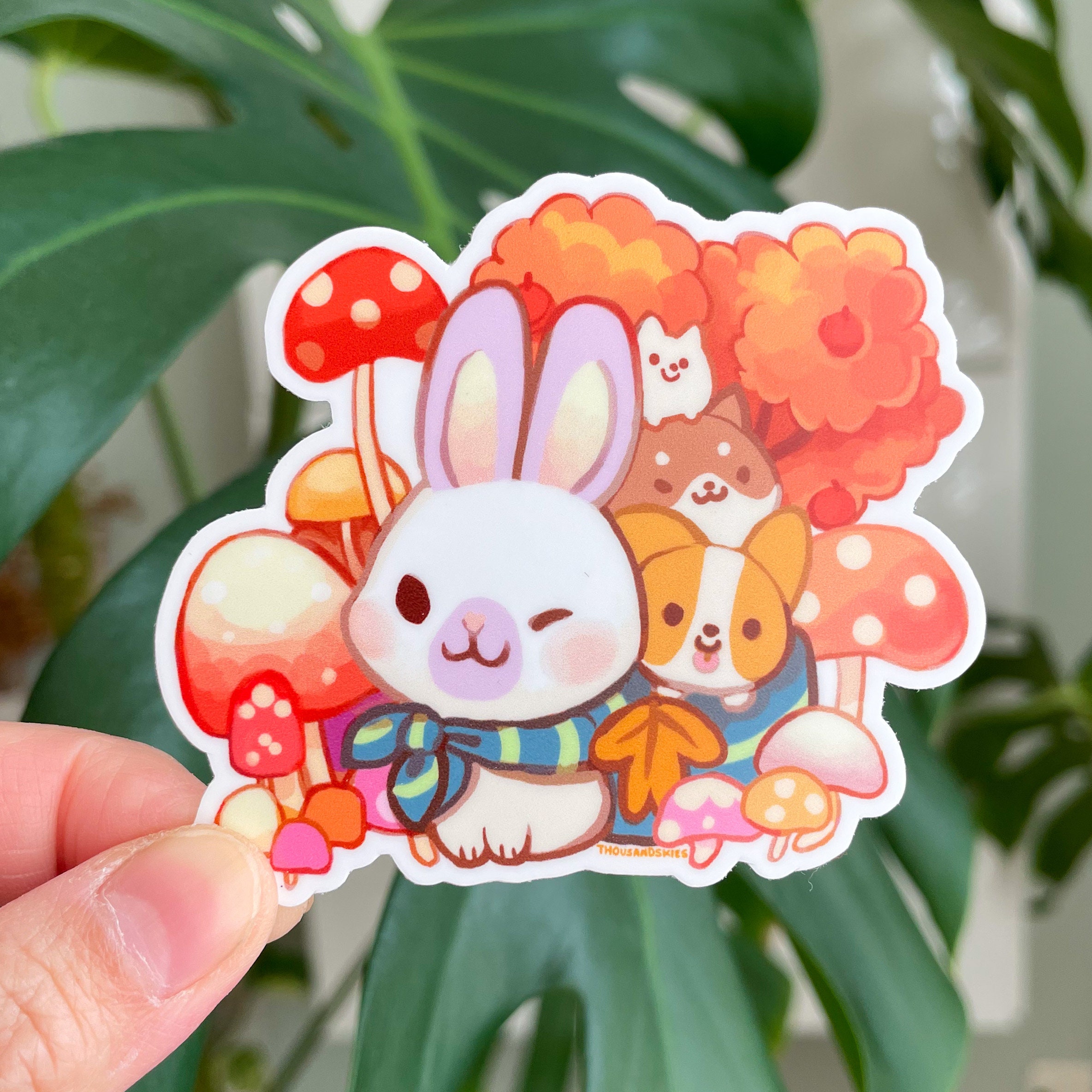 Vinyl Sticker Fall Critters - Etsy