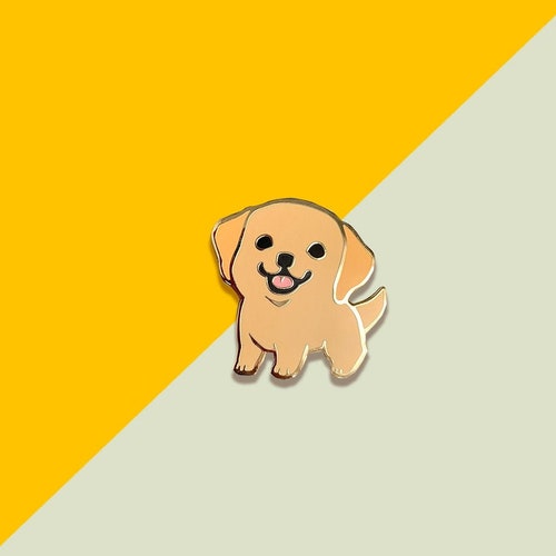 Enamel Pin Labrador Pin chocolate - Etsy