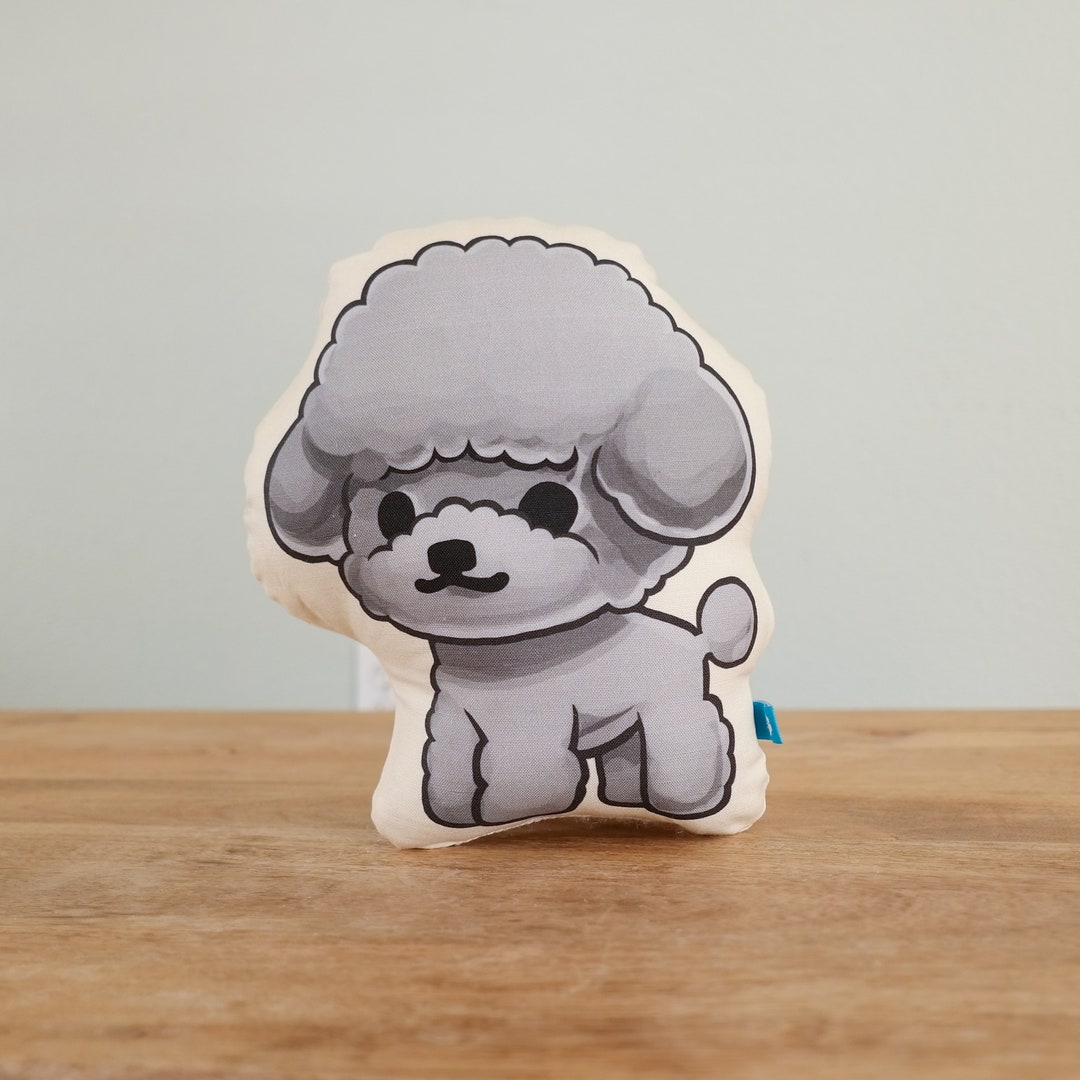 Handmade Toy Poodle (silver) Pillow - Etsy