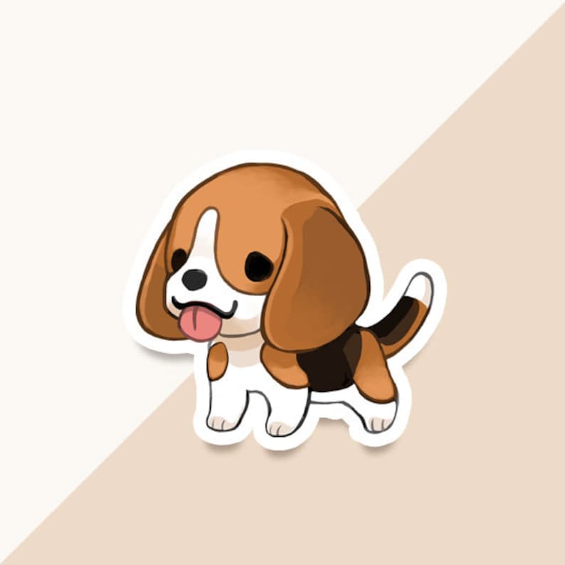 Vinyl Sticker Beagle - Etsy