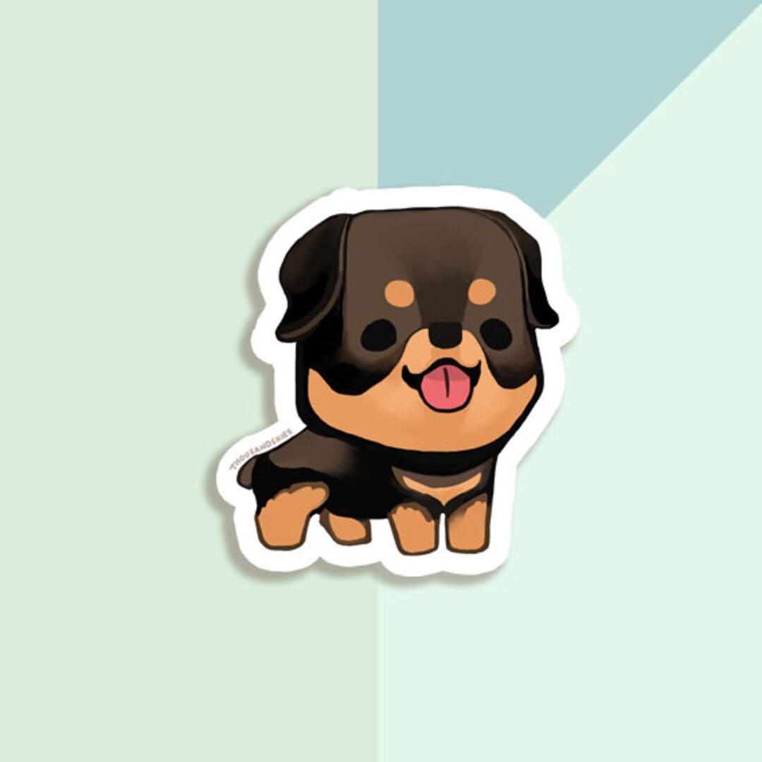 Vinyl Sticker Rottweiler - Etsy