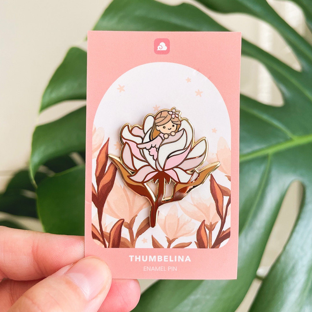 Fairy Tale Thumbelina Pin - Etsy