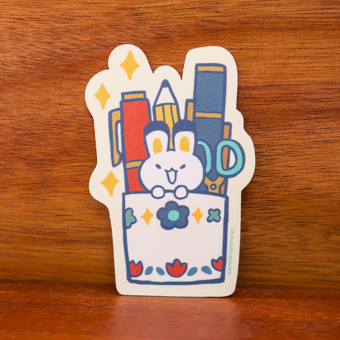 Vinyl Sticker (holographic) Pen Holder - Etsy