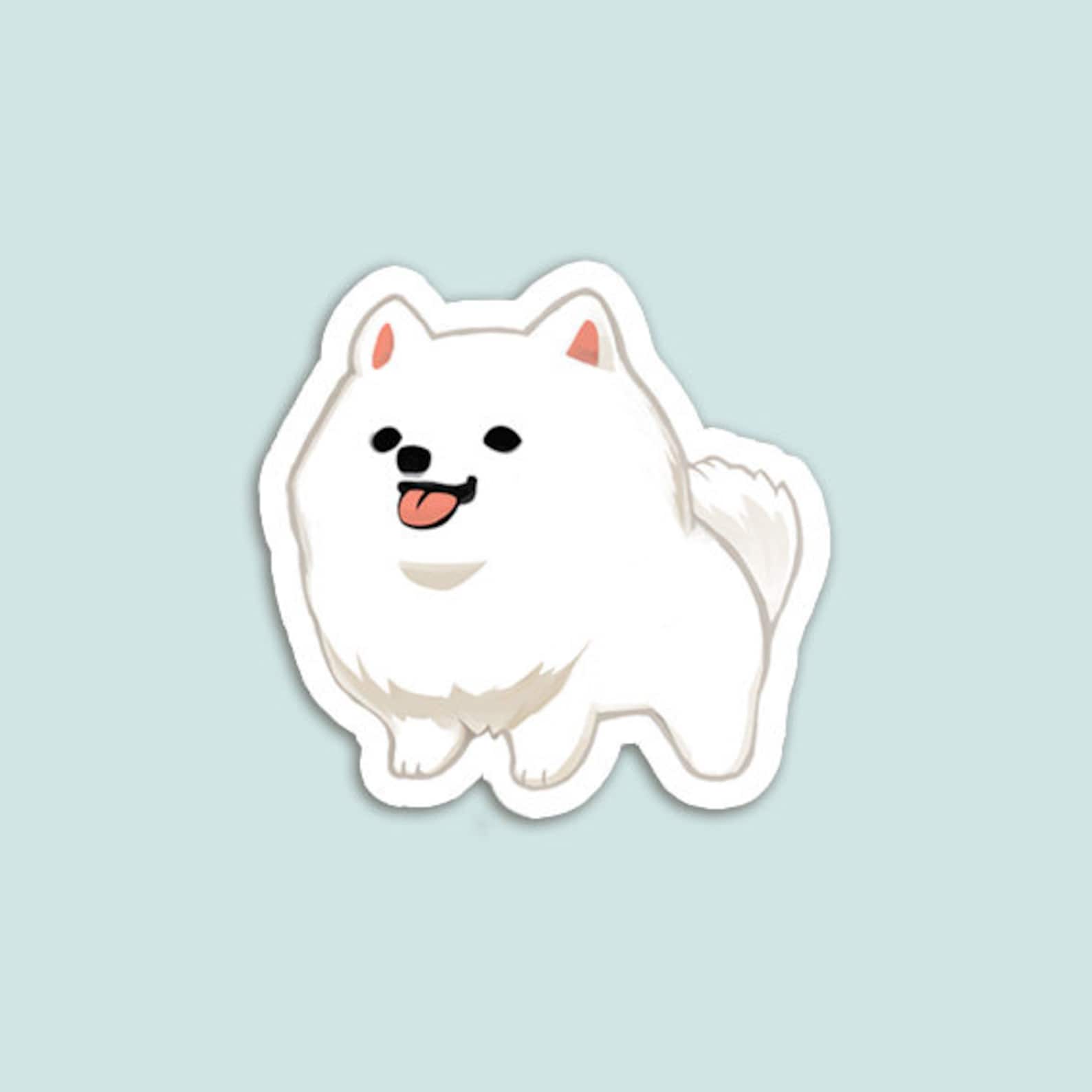 Vinyl Sticker Samoyed - Etsy