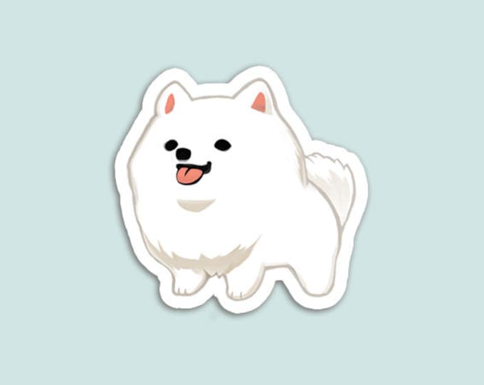 Vinyl Sticker Samoyed - Etsy
