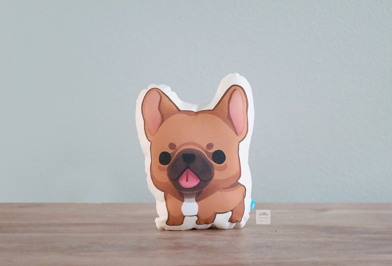 Handmade Frenchie Pillow black Mask Fawn - Etsy