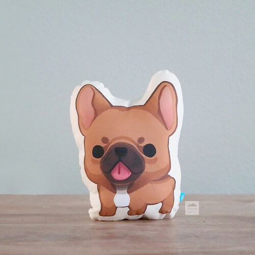 Handmade Frenchie Pillow black Mask Fawn - Etsy