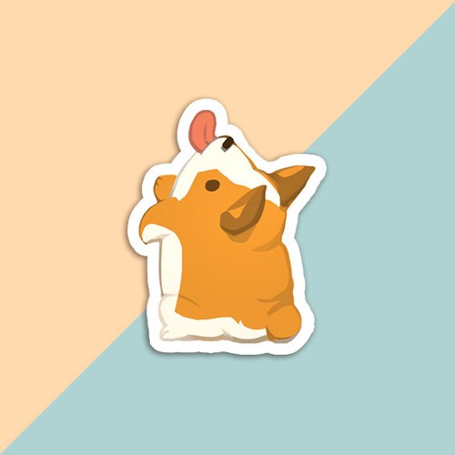 Vinyl Sticker Blue Merle Cardigan Corgi - Etsy