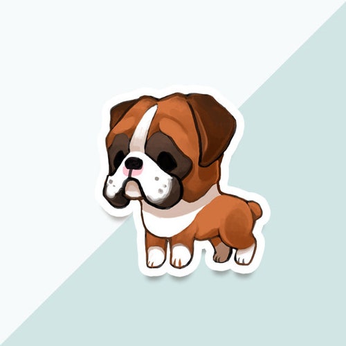 Axel the Boxer Boxer Decal Sticker Boxer Lover Gifts for - Etsy