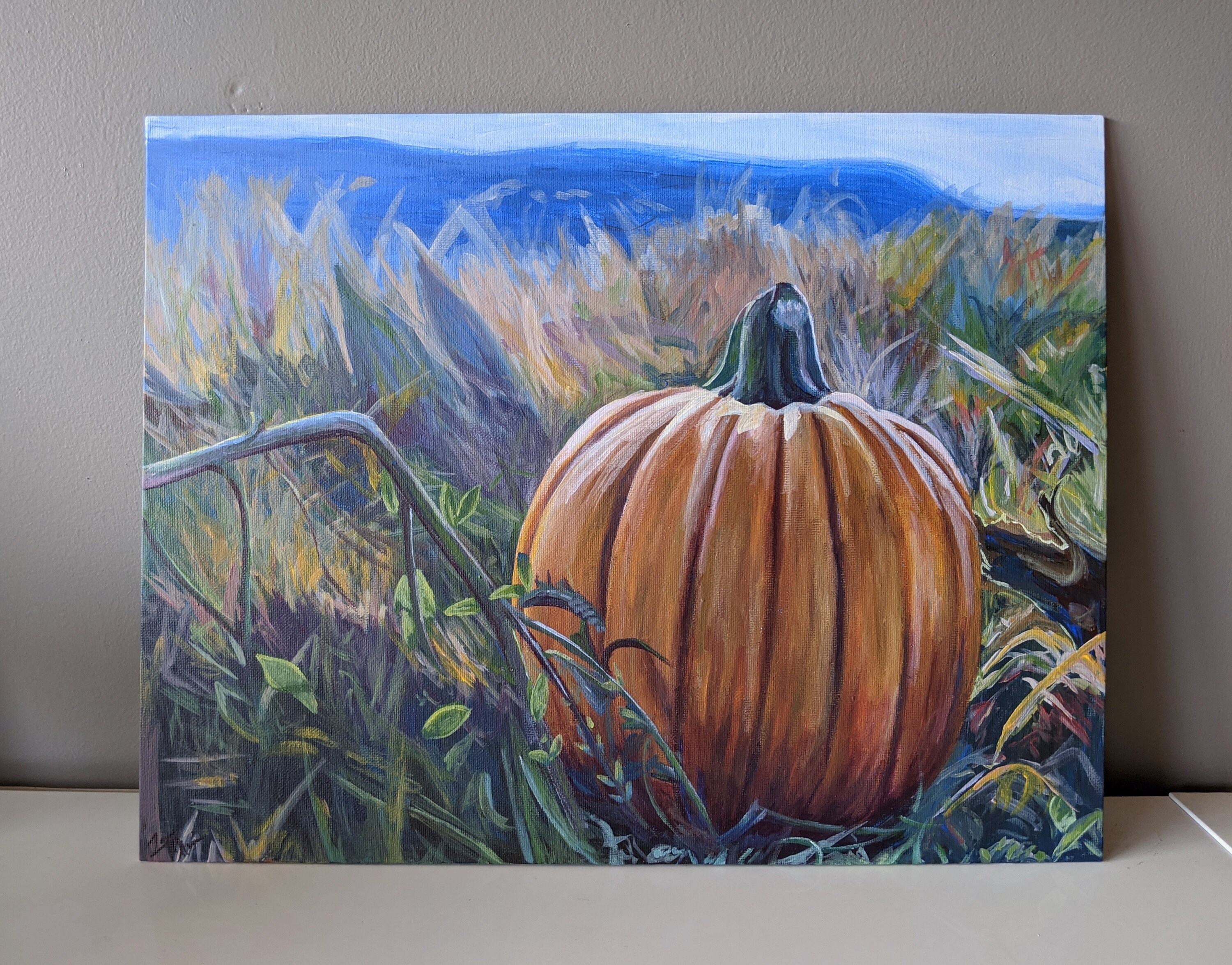 Pumpkin Patch Painting