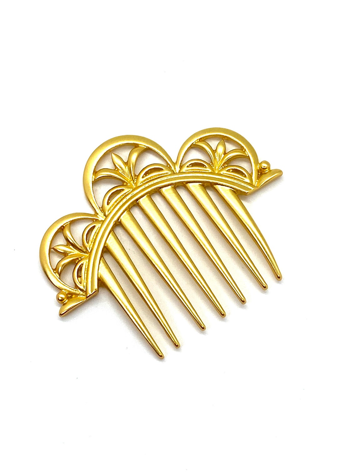 Frozen Anna Coronation Comb Goldtone Metal Hair Comb Crocus - Etsy