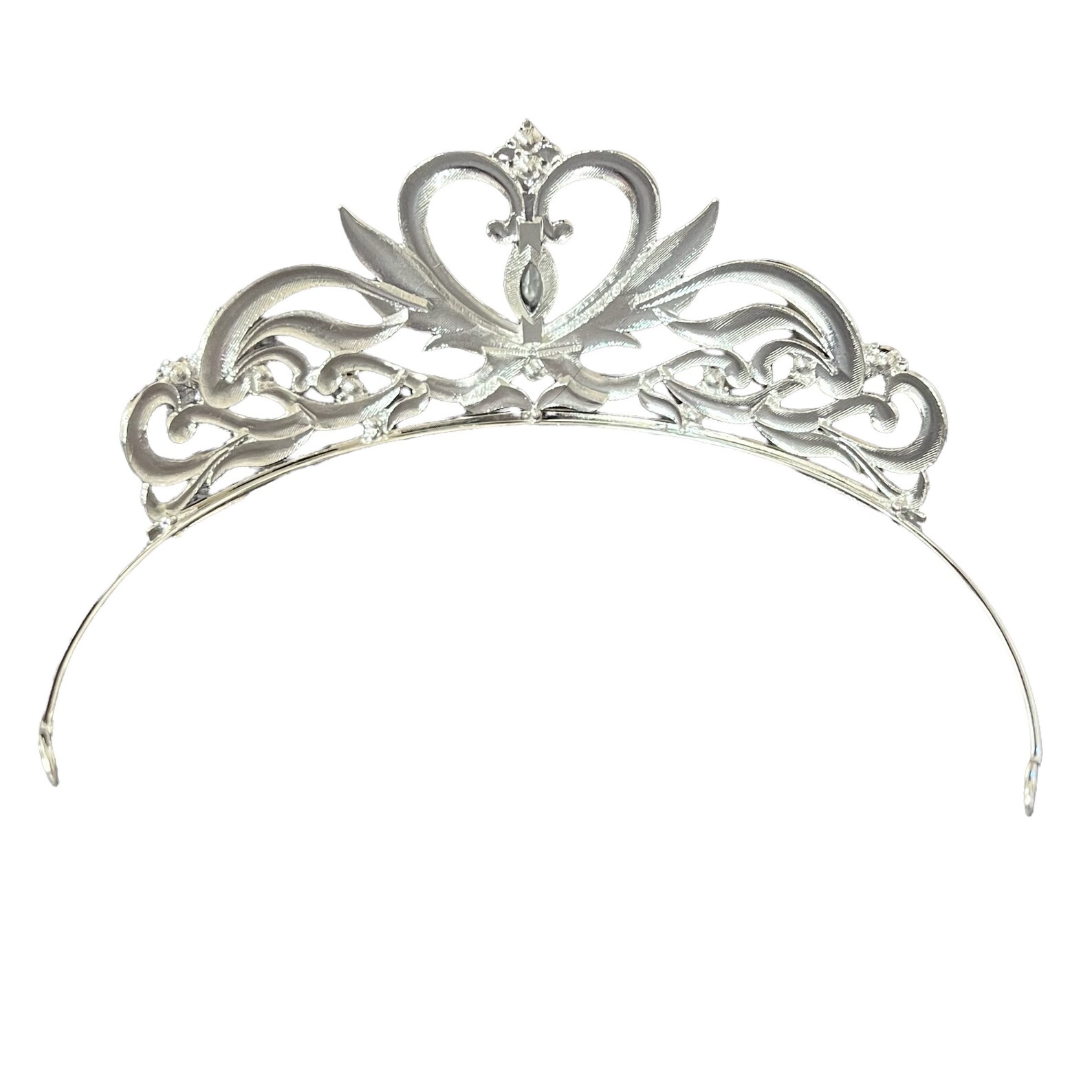 Serenity Neo Queen Moon Tiara Silver Sailor Crystal Rhinestone Metal ...