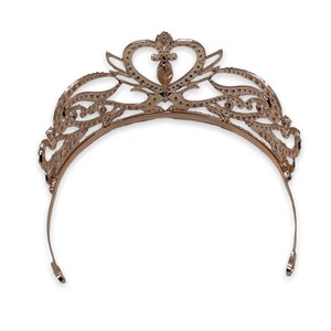 Serenity Neo Queen Moon Tiara Sailor Crystal Rhinestone Rose Metal ...