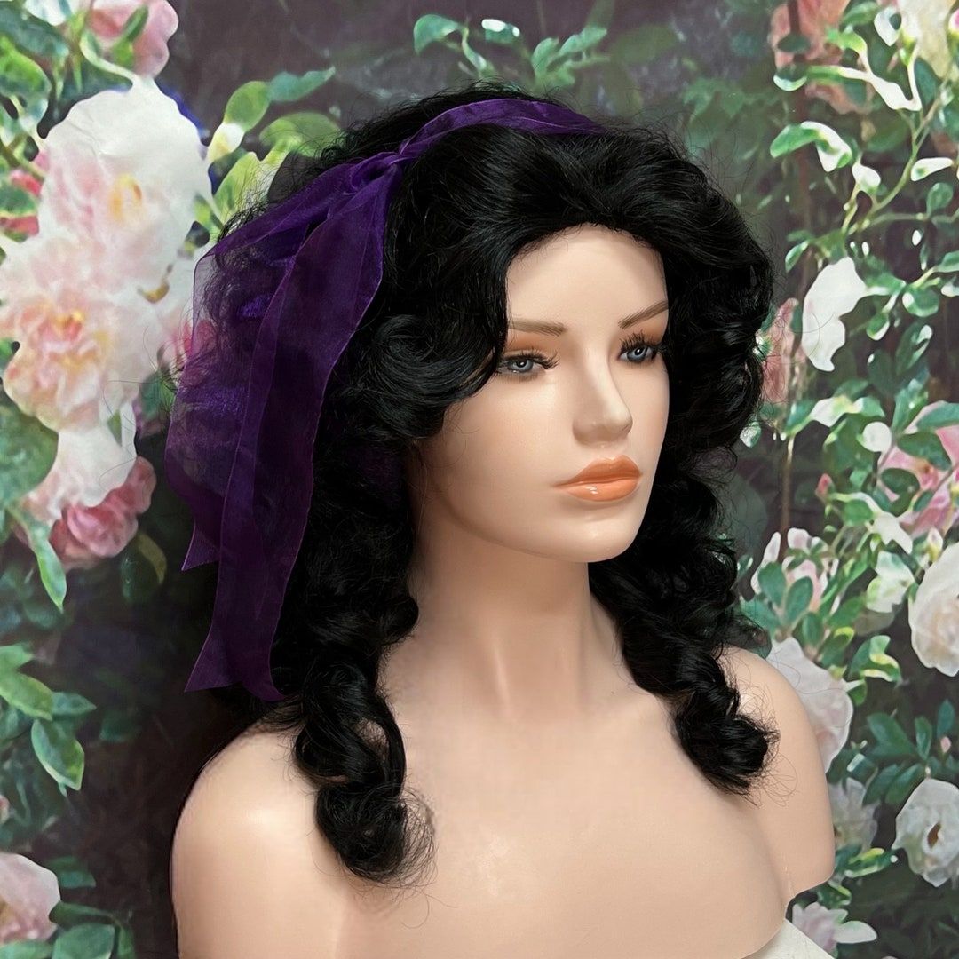 Esmeralda Gypsy Curly Black Wig - Etsy