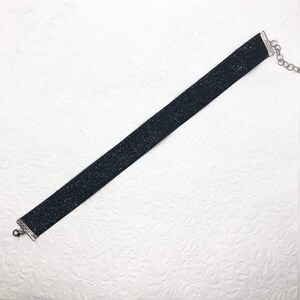 Cinderella Sparkle Black Velvet Ribbon Necklace Choker - Etsy