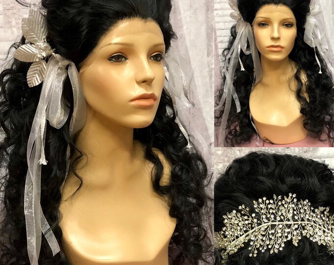 Sarah Labyrinth Wig Ballgown Jareth Brunette Lace Front - Etsy