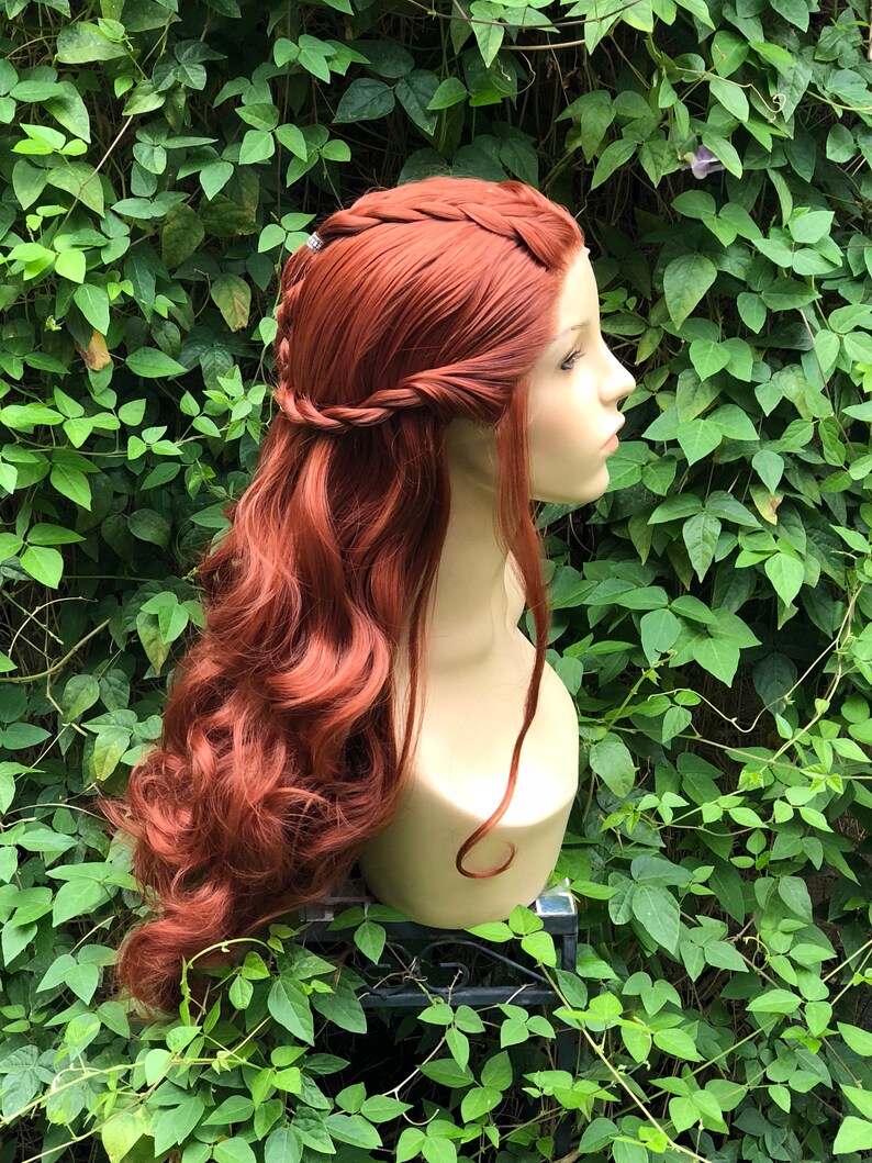 Tauriel Hobbit Wig Red Braid Elf Lace Front | Etsy
