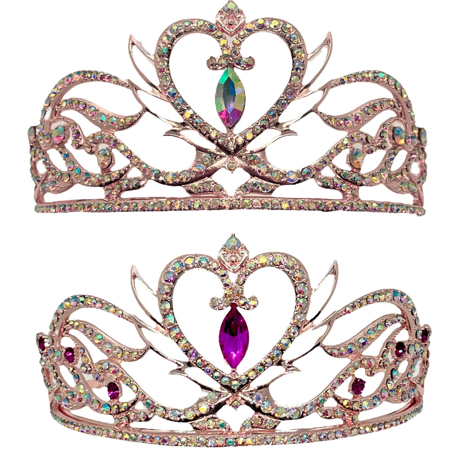 Serenity Neo Queen Moon Tiara Sailor Crystal Rhinestone Rose - Etsy