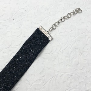 Cinderella Sparkle Black Velvet Ribbon Necklace Choker - Etsy