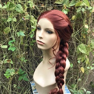Sansa Braid Wig Game Thrones Stark Lace Front - Etsy