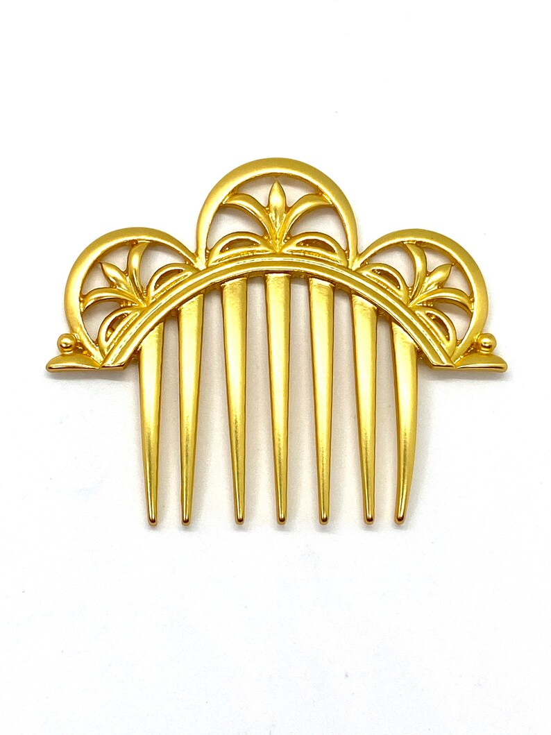 Frozen Anna Coronation Comb Goldtone Metal Hair Comb Crocus - Etsy