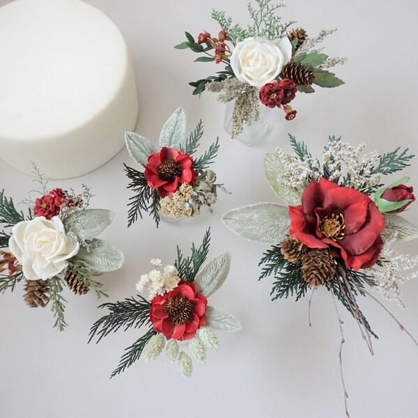 Winter Wedding Cake Topper - Etsy