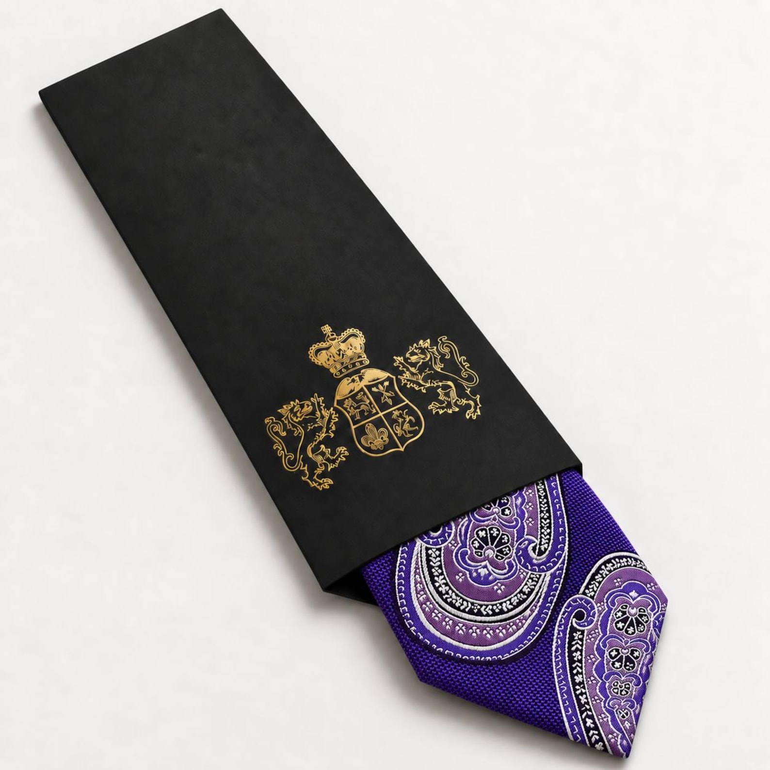 Purple Paisley Tie - Formal Occasion Silk Tie - Etsy