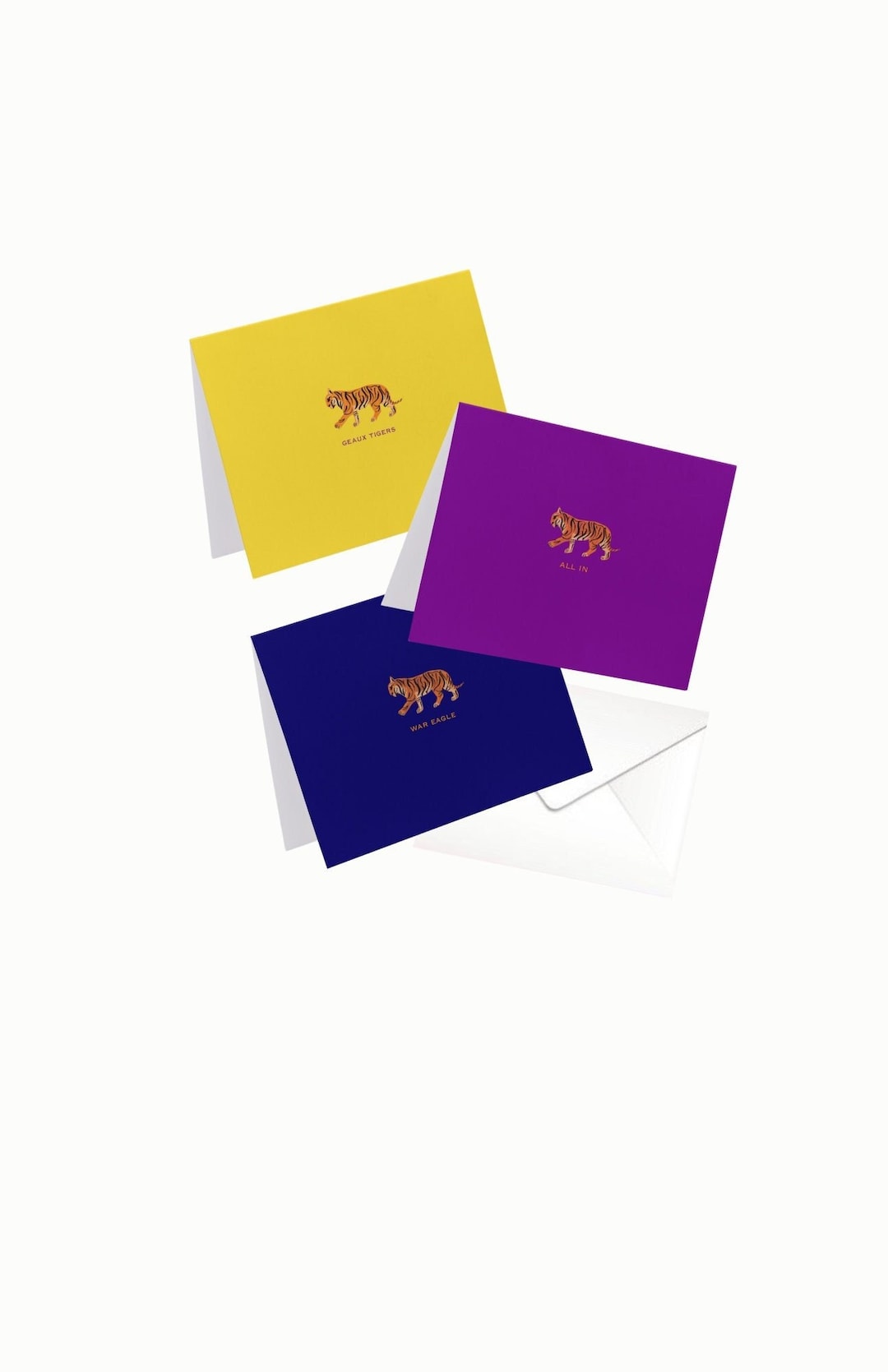 College Stationery/tigers Stationery/lsu/clemson/auburn - Etsy