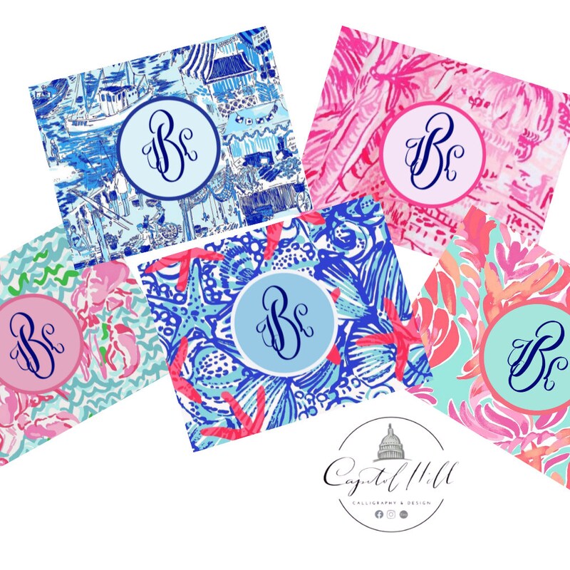 Lilly Pulitzer Monogram - Etsy