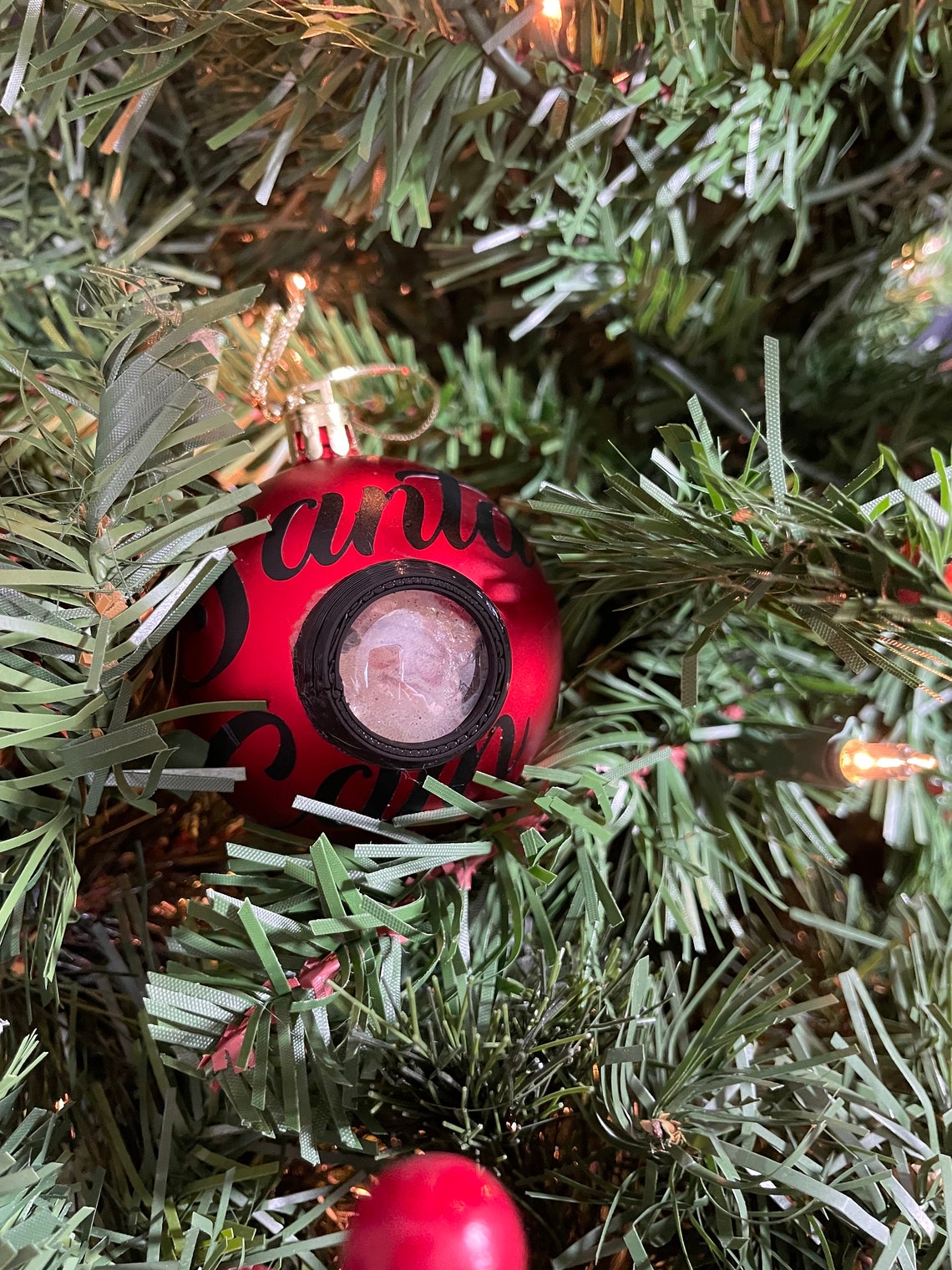 Santa Cam Lens for Ornaments, Christmas Santa Camera Lens, Nana Cam ...