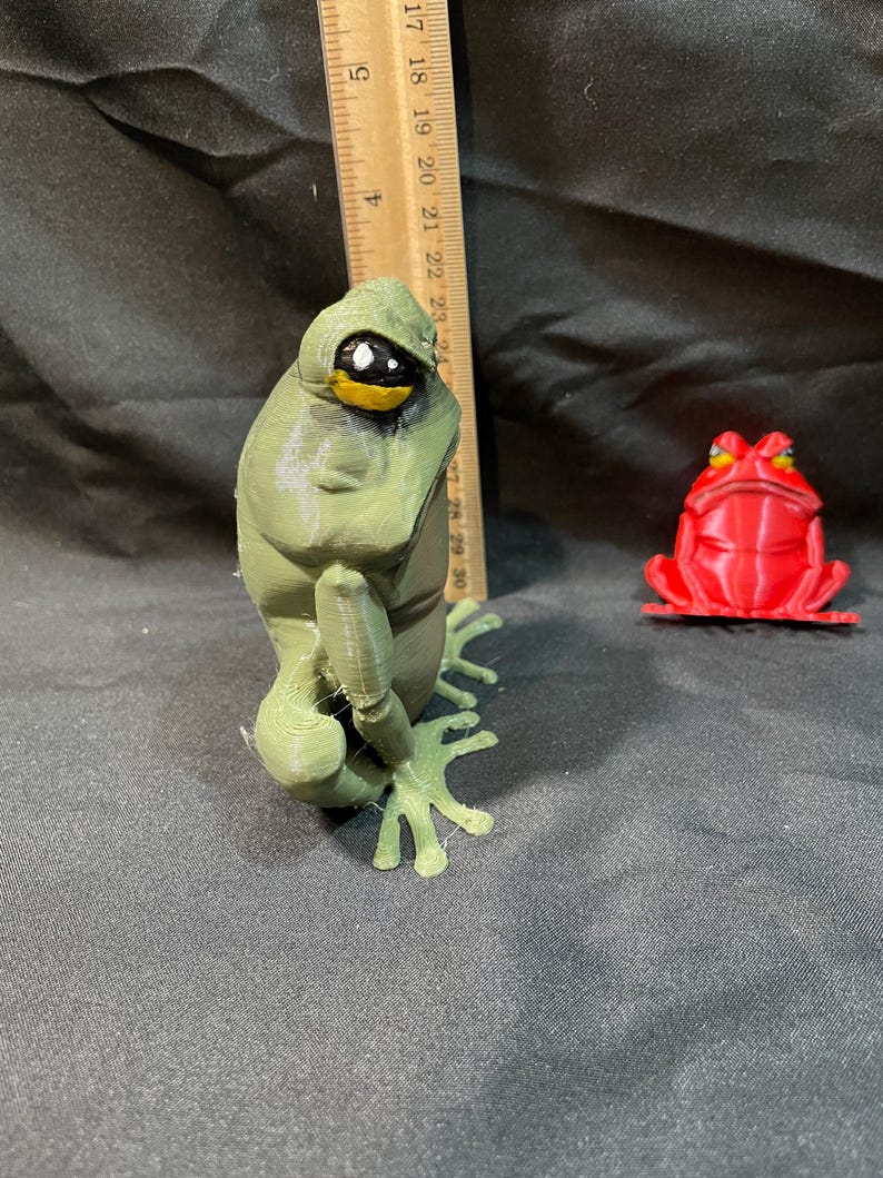 The Angry Frogs! Many Colors and Sizes, Anti Valentines, Love, Grumpy ...