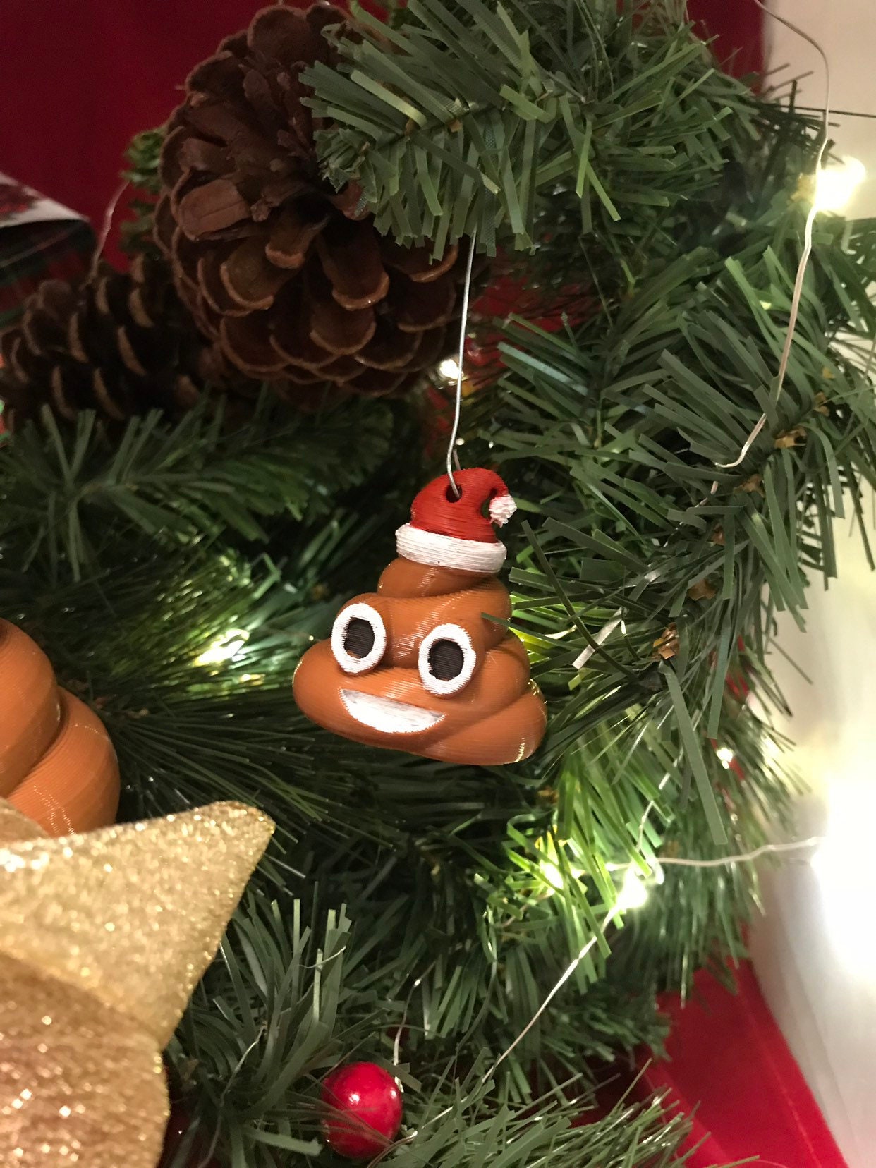 Christmas Tree Poop Emoji