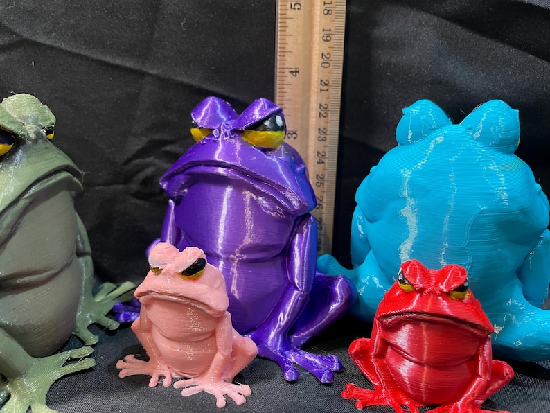 The Angry Frogs! Many Colors and Sizes, Anti Valentines, Love, Grumpy ...