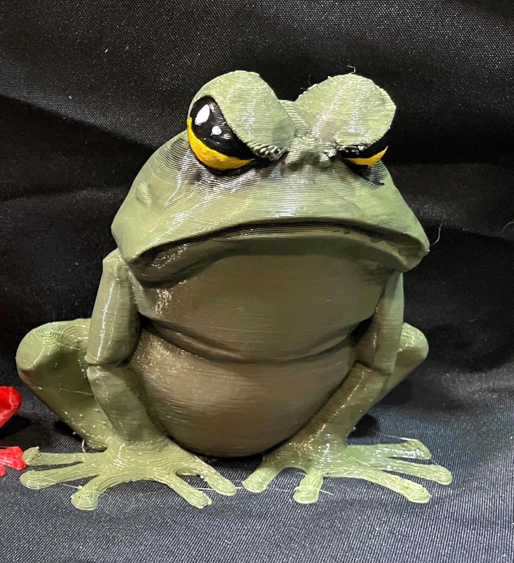 The Angry Frogs! Many Colors and Sizes, Anti Valentines, Love, Grumpy ...