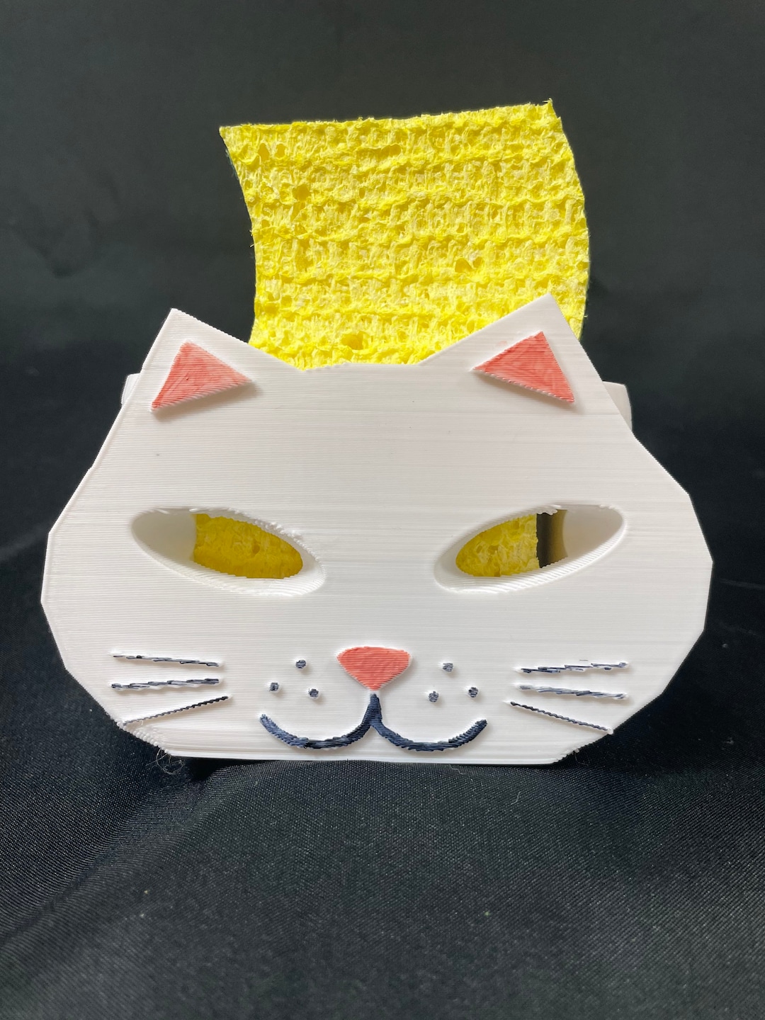 Cat Sponge Holder: 3D Printed Kitchen Sink Caddy - Etsy