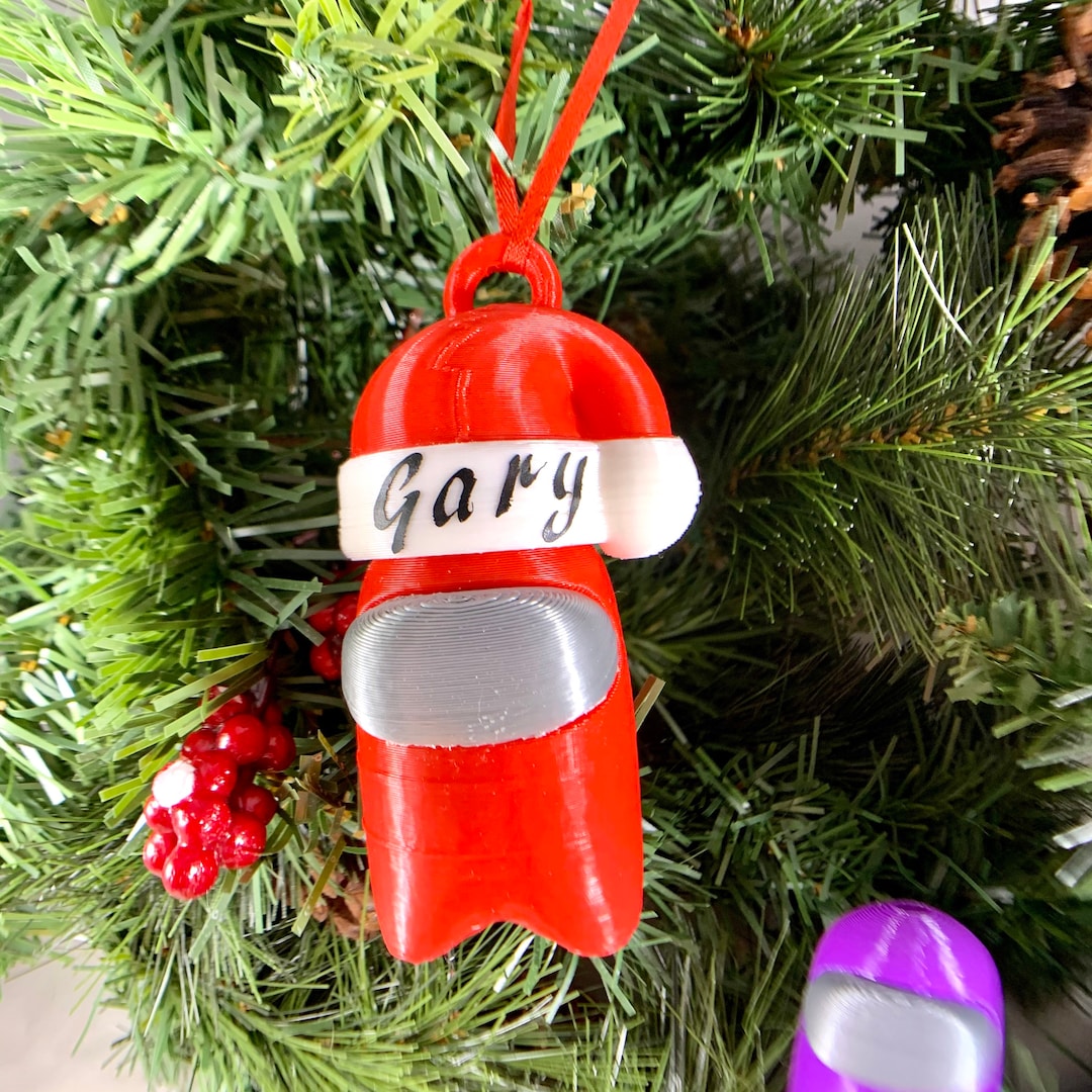Astronaut Crewmate Christmas Ornament Video Game PC Impostor - Etsy