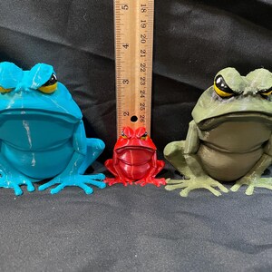 The Angry Frogs! Many Colors and Sizes, Anti Valentines, Love, Grumpy, Toads, Froggys - Etsy