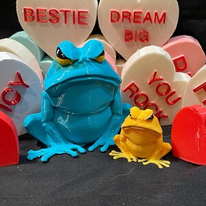 The Angry Frogs! Many Colors and Sizes, Anti Valentines, Love, Grumpy ...
