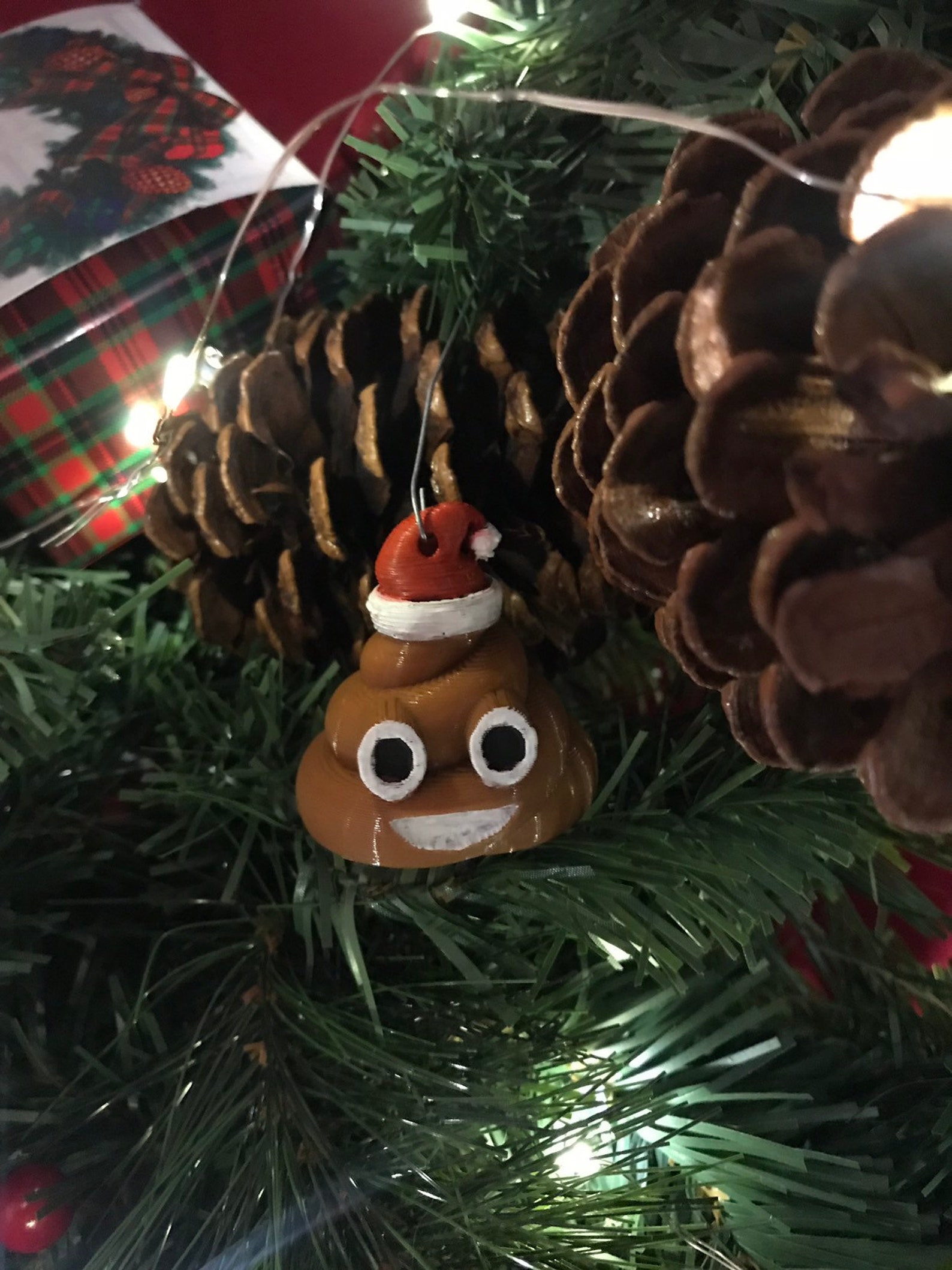 Christmas Poop Meme Emoji Decor Ornament - Etsy